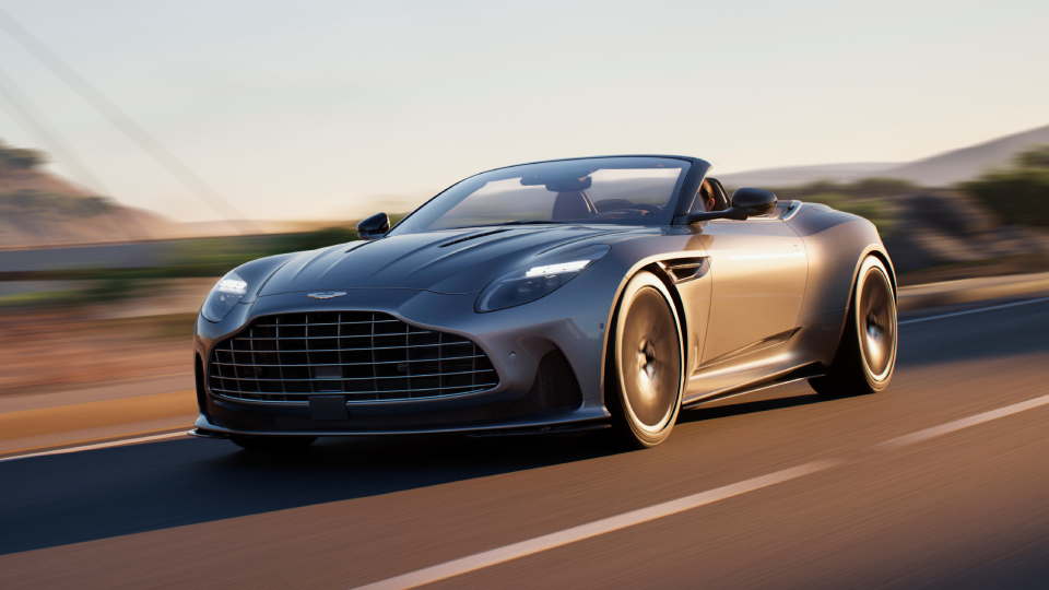 Aston Martin unveils DB12 Volante convertible: new V8-powered soft-top ...