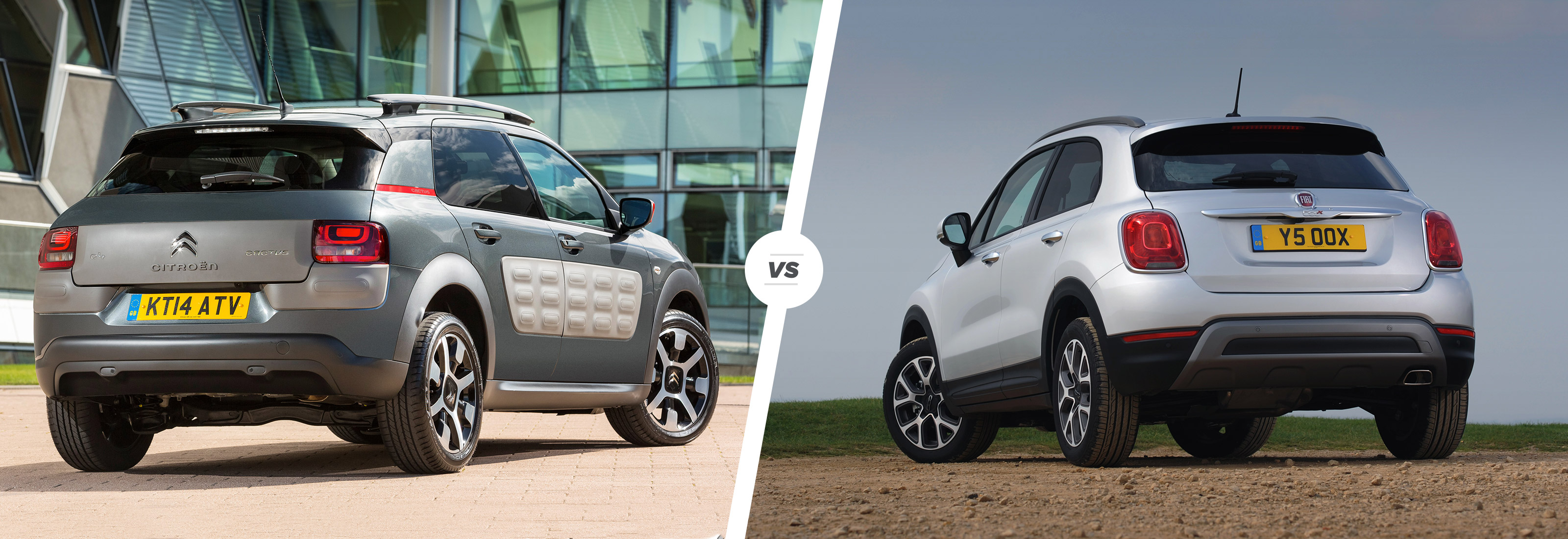 Citroen C4 Cactus vs Fiat 500X: SUV showdown | Carwow